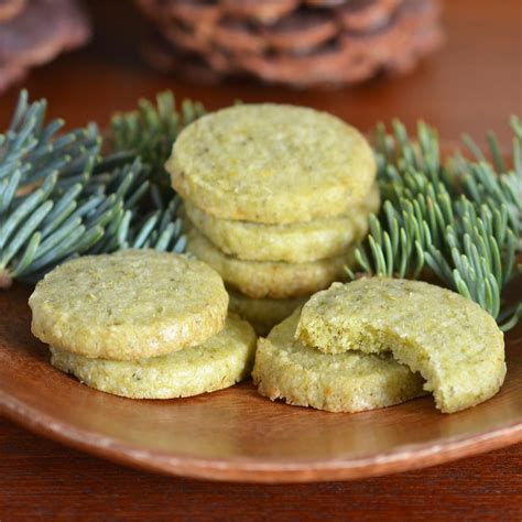 Foraged Evergreen Shortbread Cookies Recipe