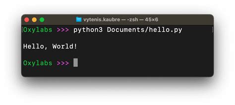 How To Run A Python Script In Terminal