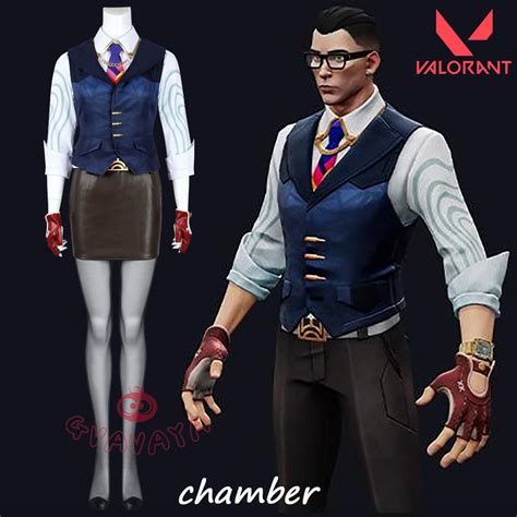 Gvavaya Game Cosplay Valorant Cosplay Chamber Female Ver Cosplay Cost