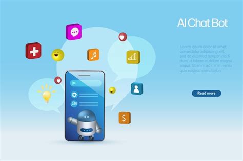 premium vector ai chat bot on smartphone answer users question with