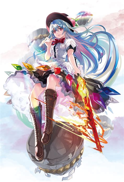 Hinanawi Tenshi Tenshi Hinanawi Touhou Image By Lf 4433416