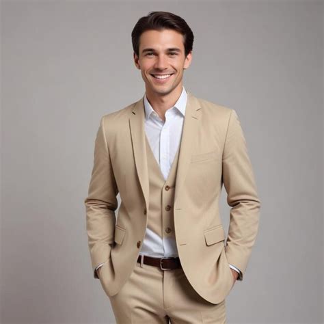 Imágenes De Traje Beige Hombre Descarga Gratuita En Freepik