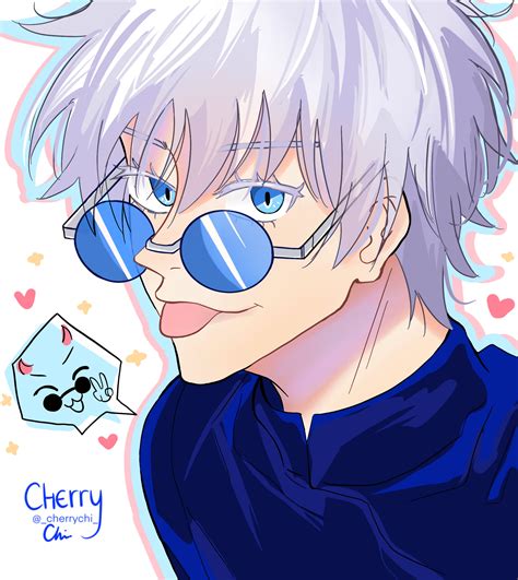 Silly Gojo Satoru Jjk Season 2 Art Print Etsy Canada