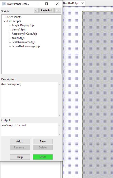 Programming Interface Api — Frontplatten Designer Dokumentation