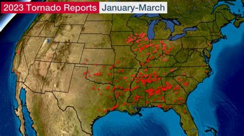 2023 Sets Preliminary Tornado Record For January March