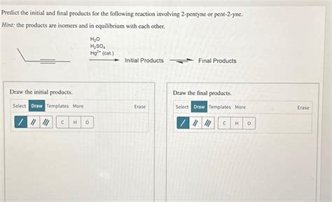 Solved Predict The Initial And Final Products For The