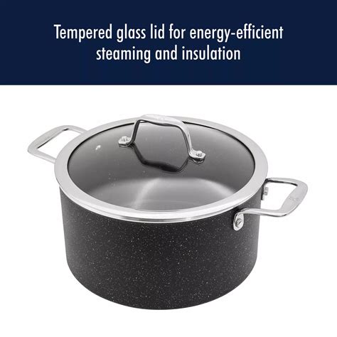 Henckels Capri Notte 10 Piece Nonstick Granitium Cookware Set Mila