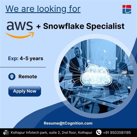 Aws Snowflakespecialist Tcognition Aws Technology Innovation
