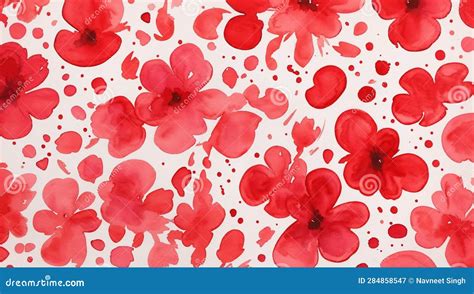 Red Watercolour Background Stock Illustration Illustration Of Cloud