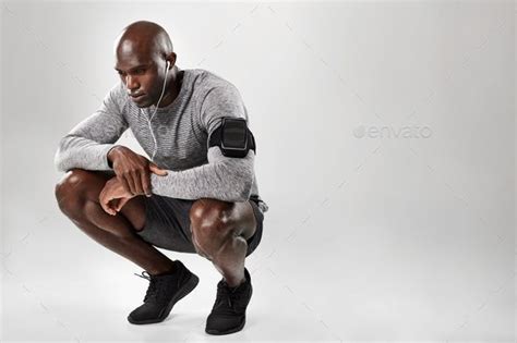 Crouching Front View Man Crouched Down Reference Crouching With