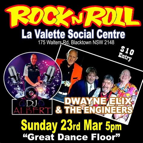 Dwayne Elix And The Engineers Rock N Roll Band