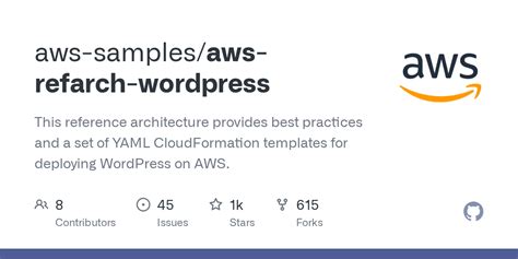 Github Aws Samplesaws Refarch Wordpress This Reference Architecture Provides Best Practices