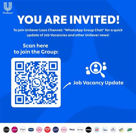 Naing Thaw Cho On Linkedin Please Join Our Exclusive Unilever Laos Careers” Whatsapp Group And Be