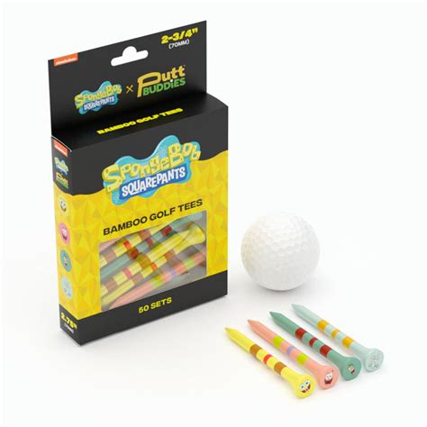 Spongebob Squarepants Golf Tees Pack Of 50 275