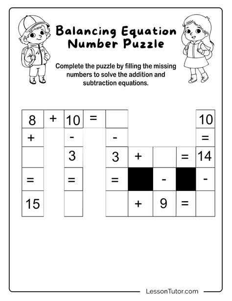 Second Grade Balancing Equations Free Coloring Pages Pdf Printables