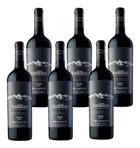 Vino Andillian Malbec Chacayes Caja X 6 Unidades Mercadolibre
