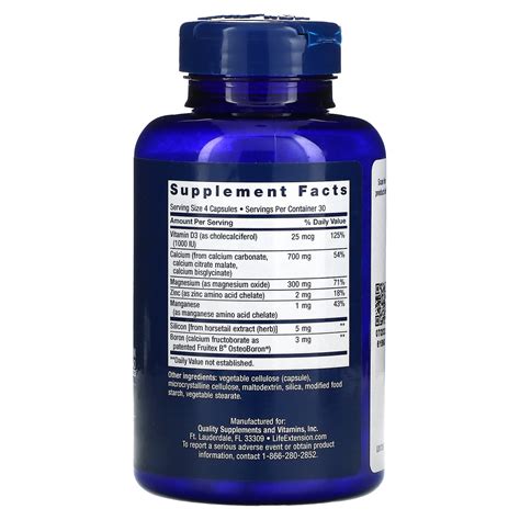 Life Extension Bone Restore 120 Capsules