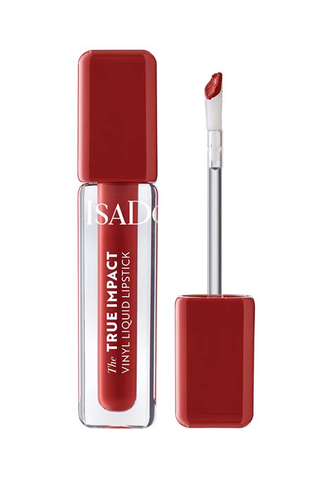 Isadora The True Impact Vinyl Liquid Lipstick Röd Läppstift