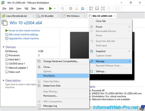 Export And Import Vmware Vsphere 67 Virtual Machines In Vmware Format