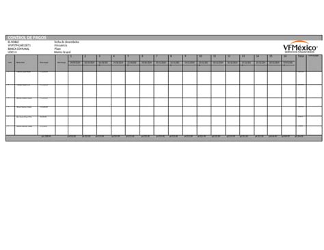 Control De Pagos Pdf