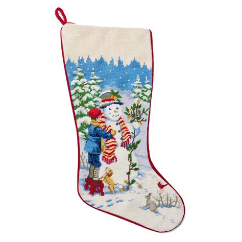 Snowman Stocking Salutations Home