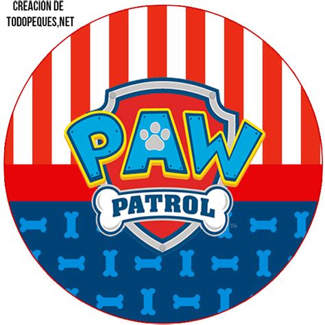 Etiquetas Paw Patrol Para Imprimir Todo Peques
