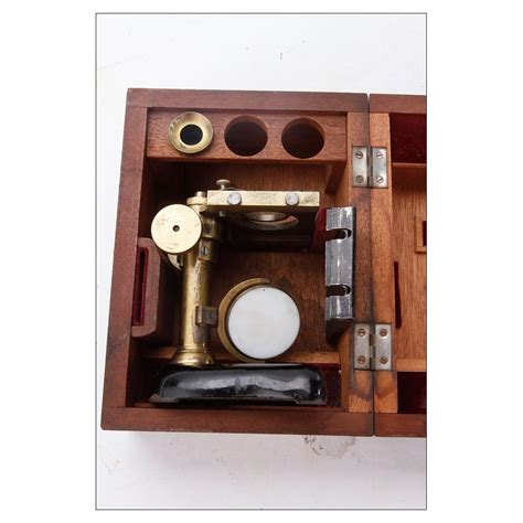 Antique E Leitz Wetzlar Baker Dissecting Microscope With Original