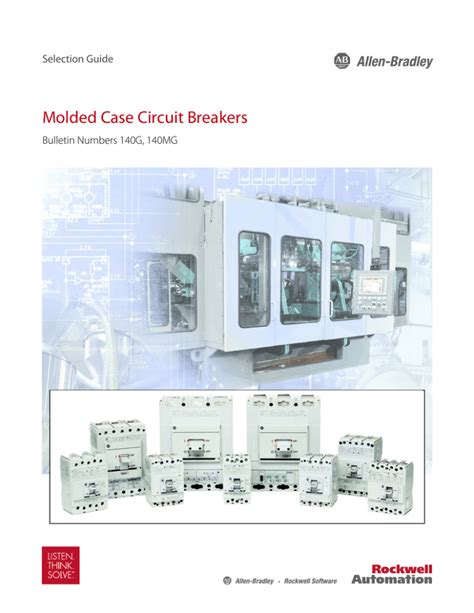 Molded Case Circuit Breakers Selection Guide 140g 140mg