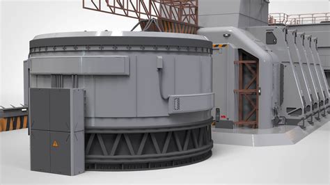 Sci Fi Hub Architecture 3d Model By Chtazi
