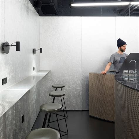 Blocks Of Terrazzo Divide Up Muted Pizza Restaurant In Beijing