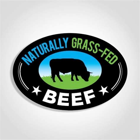 Grass Fed Beef Label 1000 Stickers Butcher Labels