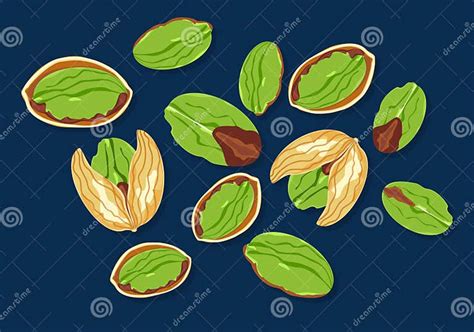 Set With Pistachio Delicious Fresh Nuts Organic Food Healthy Food