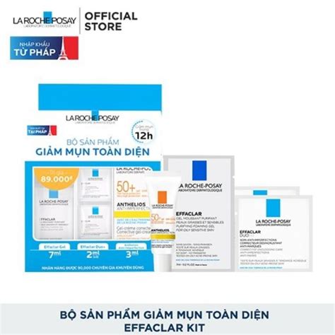 Bộ Sản Phẩm Giảm Mụn Toàn Diện La Roche Posay Effaclar Kit