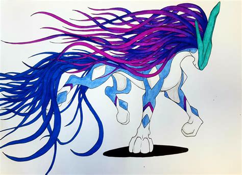 Mega Suicune By Blackfrozenwolf On Deviantart
