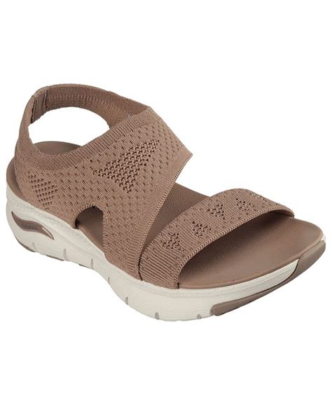 Skechers Womens Cali Arch Fit Brightest Day Slip On Sandals From