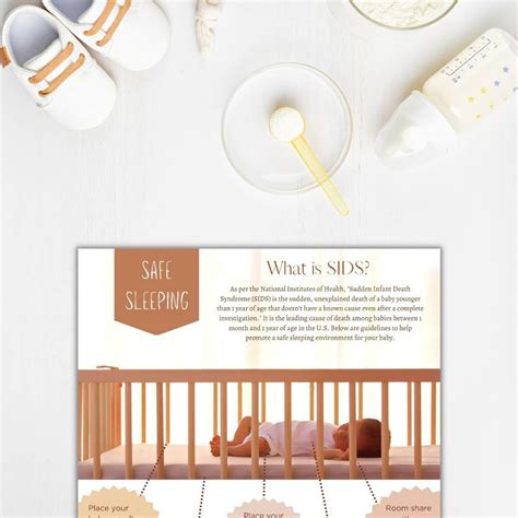 Newborn Safe Sleep And Sids Education Handout Printable Pdf Doula