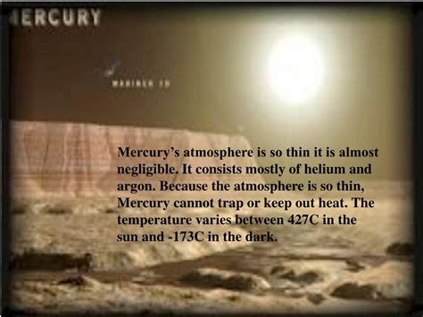 Ppt Exploring Mercury The Closest Planet To The Sun Powerpoint