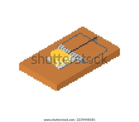 Mousetrap Pixel Art 8 Bit Mouse Stock Vector Royalty Free 2239448585 Shutterstock