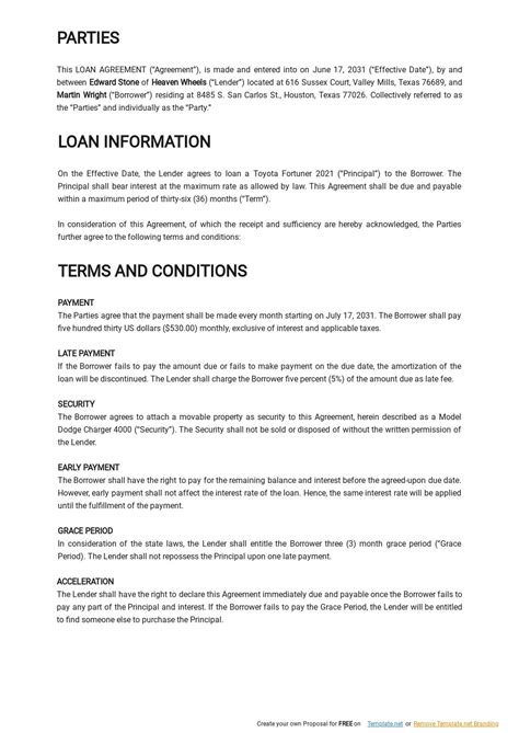 Simple Software Development Proposal Template