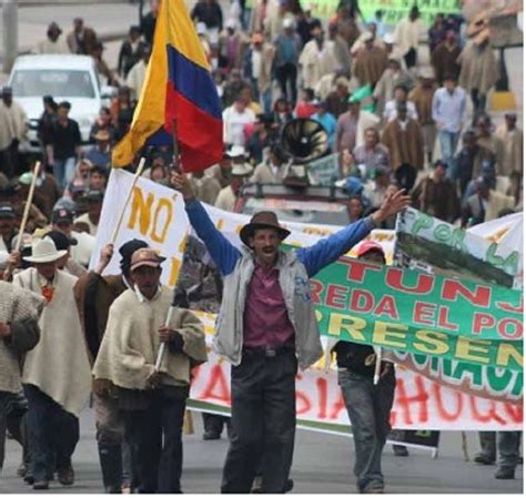 Protestas Y Movimientos Sociales En Colobia Mind Map