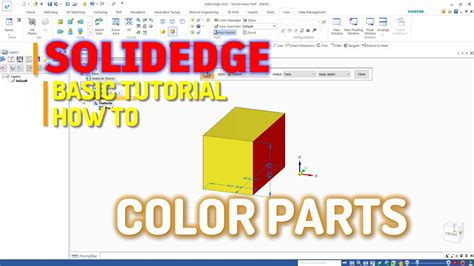 Solid Edge How To Color Parts Win Big Sports