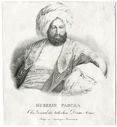Antique Print Hussein Pasha General Ottoman Empire Portrait Anonymous