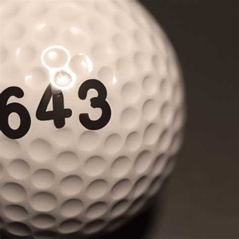 What Do The Numbers Mean On Golf Balls Golf Weeks Store And Golf Equipment