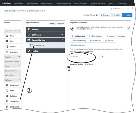 Provisioning Callback In Designer Genesys Documentation