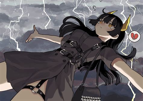 Zinbei Original Absurdres Commentary Request Commission Highres Skeb Commission 1girl