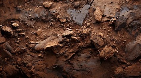 Premium Ai Image Mud Texture Background