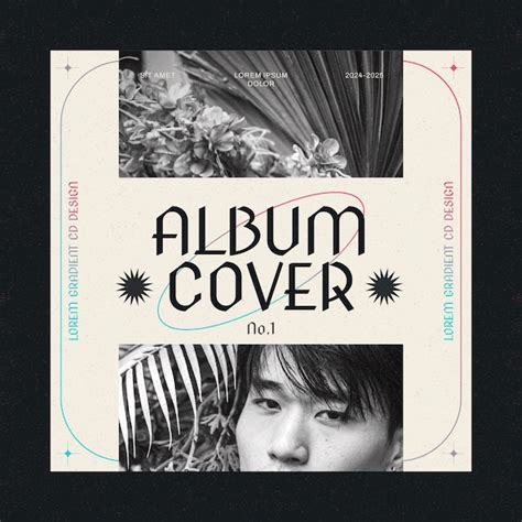 Premium Vector Gradient Aesthetic Album Cover Template