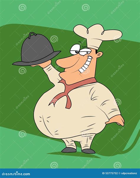 Chef Background Stock Vector Illustration Of Happy Isolated 53775752