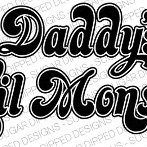 Daddys Lil Monster Png Etsy