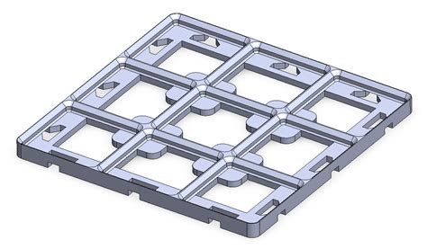 Baseplate Minimal Parametric In Solidworks By Lukáš Kupec Download
